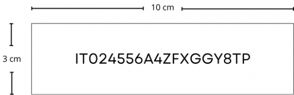 Targhe CIN - Codice Identificativo Nazionale - ABBAV